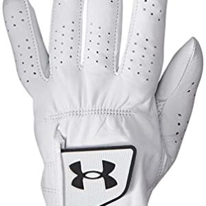 Under Armour Spieth Tour Glove - 1363656-100 - White/Black - LXL