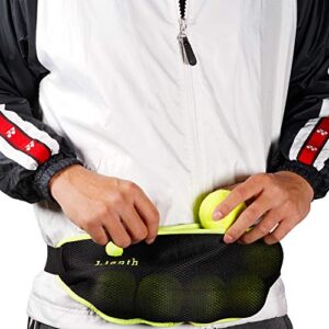 lianth tennis ball band for holding tennis balls and pickleballs running waist bag for women men kids…