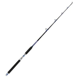 Fiblink 1-Piece/ 2-Piece Saltwater Offshore Trolling Rod Big Game Rod Conventional Boat Fishing Pole (1-Piece, 5'6" - 30-50lbs)