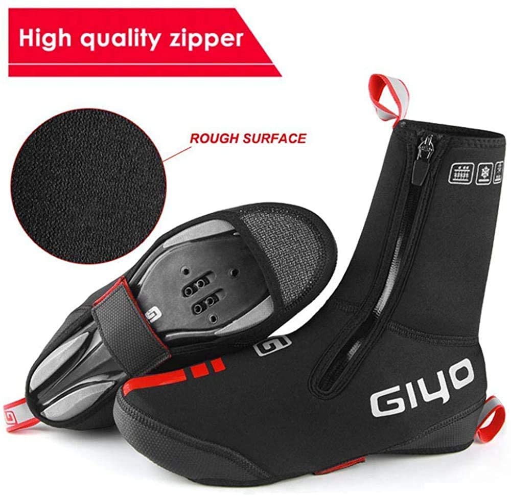 GIYO Cycling Shoes Covers, S-XXXL Neoprene Waterproof and WinterProof Bike Cycling Overshoes for Men Women Road Mountain Bike Booties…