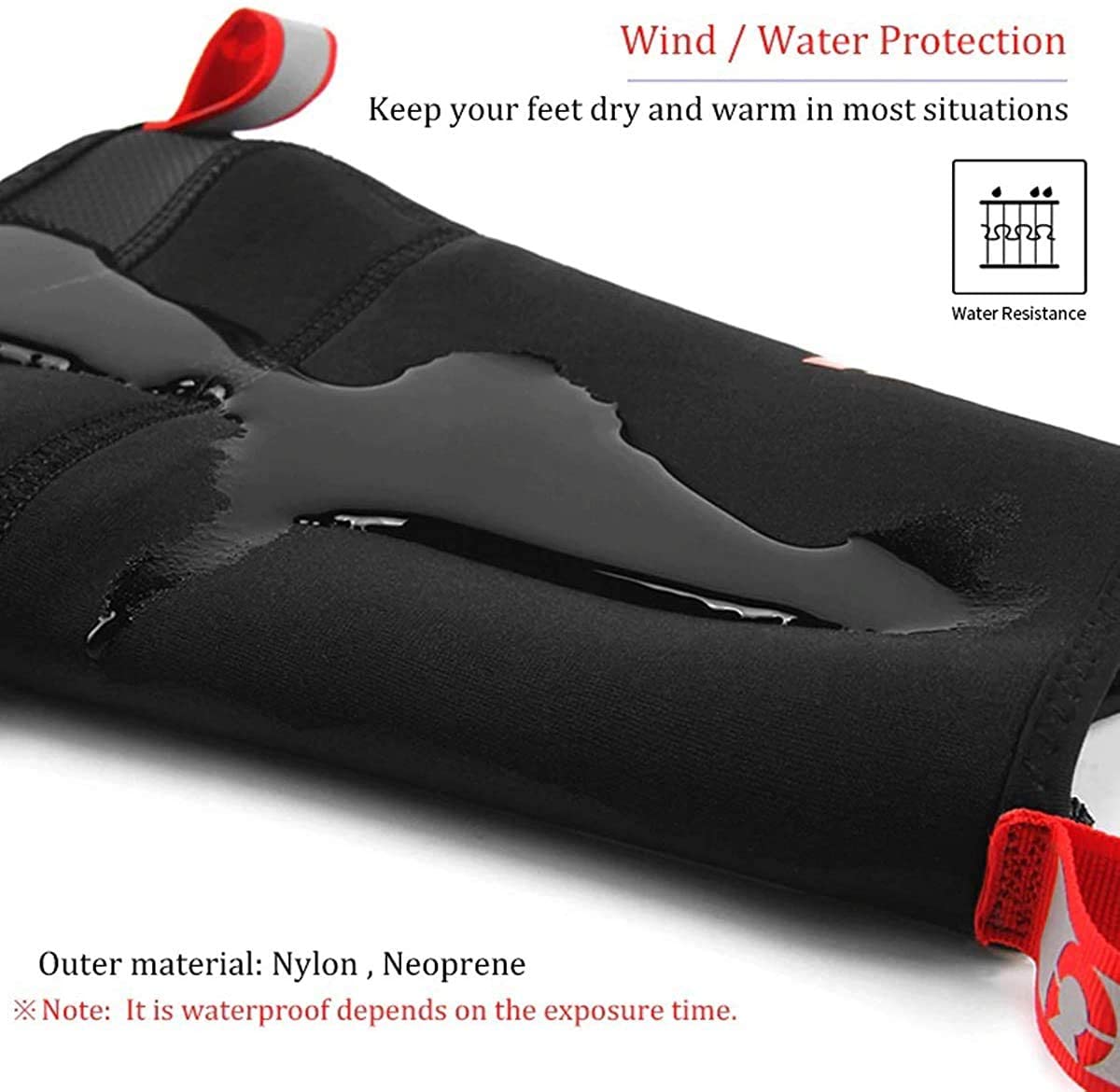 GIYO Cycling Shoes Covers, S-XXXL Neoprene Waterproof and WinterProof Bike Cycling Overshoes for Men Women Road Mountain Bike Booties…