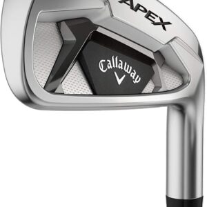 Callaway Apex 21 Iron Set (Set of 7 Clubs: 4-PW, Right-Handed, Graphite, Regular), Black