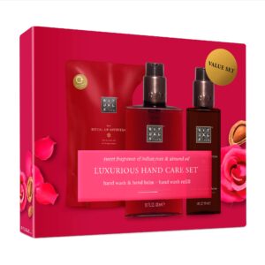 rituals the ritual of ayurveda hand lotion, hand wash and refill set