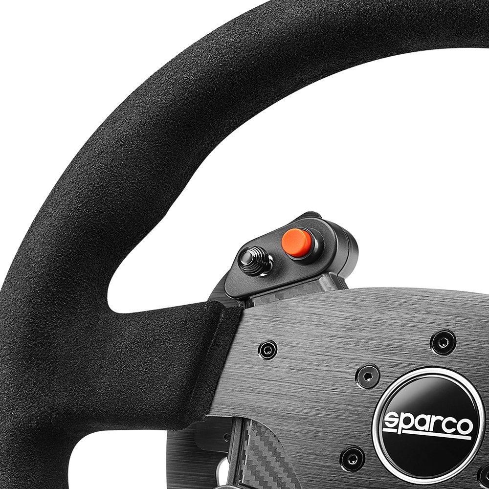 Thrustmaster T-LCM Pedals (PS5, PS4, XBOX Series X/S, One, PC) and Thrustmaster Sparco Rally Wheel Add On R 383 MOD (PS5, PS4, XBOX Series X/S, One, PC)