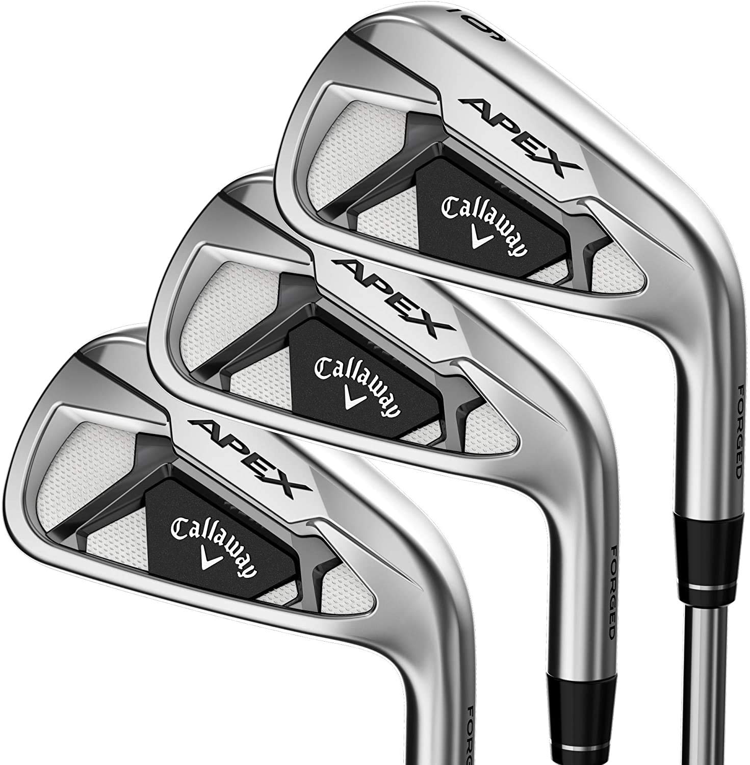 Callaway Apex 21 Iron Set (Set of 7 Clubs: 4-PW, Right-Handed, Graphite, Regular), Black