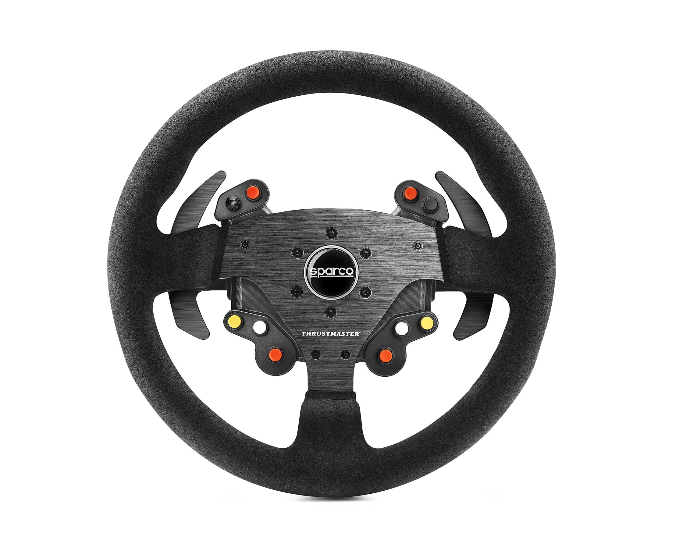 Thrustmaster T-LCM Pedals (PS5, PS4, XBOX Series X/S, One, PC) and Thrustmaster Sparco Rally Wheel Add On R 383 MOD (PS5, PS4, XBOX Series X/S, One, PC)