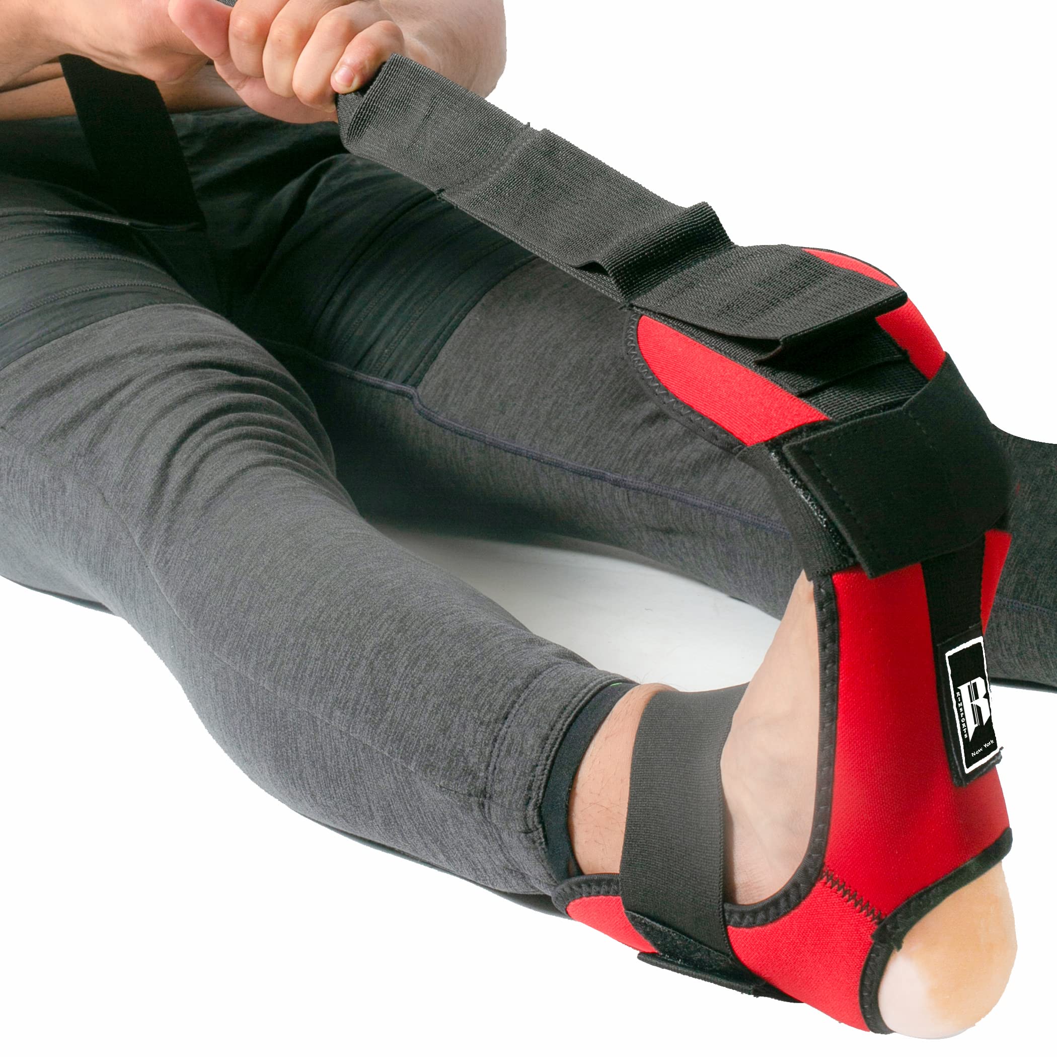 RIMSports Foot Stretcher and Calf Stretcher - Leg Stretcher Strap for Plantar Fasciitis and Achilles Tendonitis, Foot & Leg Stretch Strap for Hamstring, Leg Stretching Straps for Dancers and Yoga