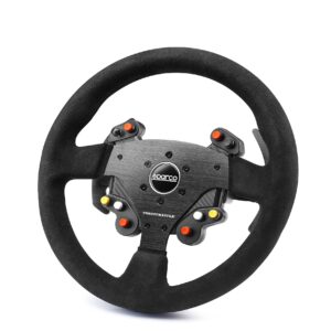 Thrustmaster T-LCM Pedals (PS5, PS4, XBOX Series X/S, One, PC) and Thrustmaster Sparco Rally Wheel Add On R 383 MOD (PS5, PS4, XBOX Series X/S, One, PC)