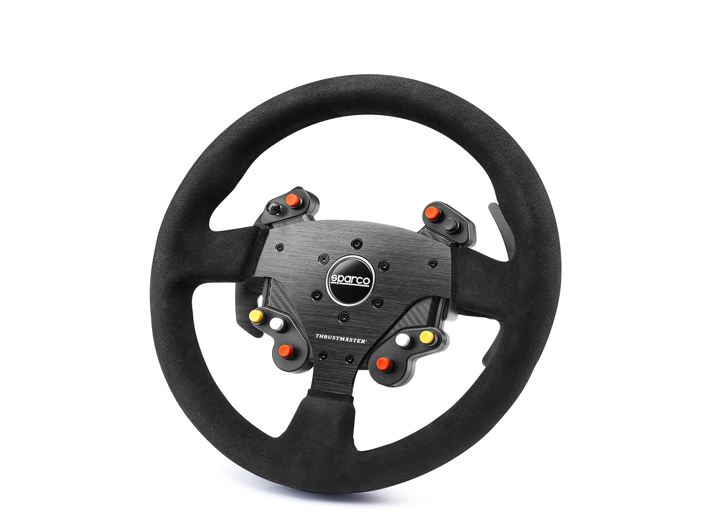 Thrustmaster T-LCM Pedals (PS5, PS4, XBOX Series X/S, One, PC) and Thrustmaster Sparco Rally Wheel Add On R 383 MOD (PS5, PS4, XBOX Series X/S, One, PC)