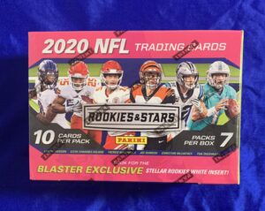 panini factory-sealed 2020 rookies and stars nfl blaster box - 7 packs