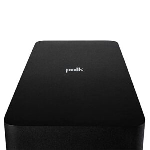 Polk Audio React 7" Wireless Subwoofer - Designed to Add Deep, Impactful Bass to Polk React Soundbar, Bass Adjust EQ, Amazon Alexa Compatible