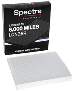 spectre essentials cabin air filter by k&n: premium, 50-percent longer life: fits select 2010-2020 ford/lincoln (explorer, flex, taurus, police responder, police inspector, mkt, mks), spc-1011