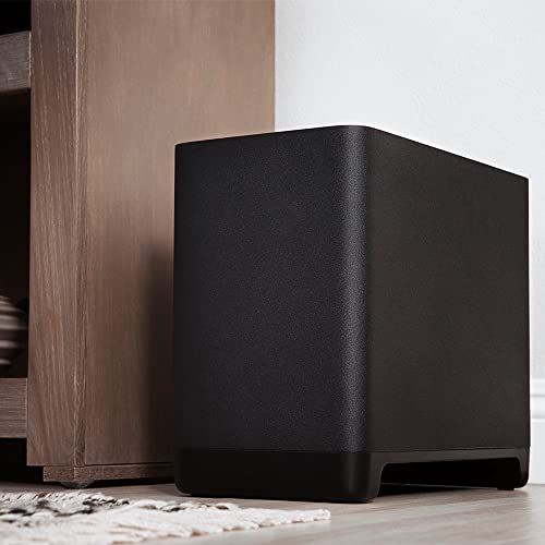 Polk Audio React 7" Wireless Subwoofer - Designed to Add Deep, Impactful Bass to Polk React Soundbar, Bass Adjust EQ, Amazon Alexa Compatible