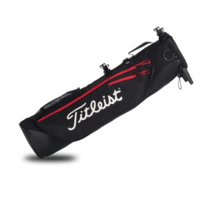 titleist - premium carry bag - black/red/white