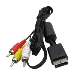 Gxcdizx AC Power Cord + AV Cable for Sony Playstation 2 PS2