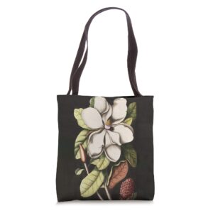 magnolia flower tote bag