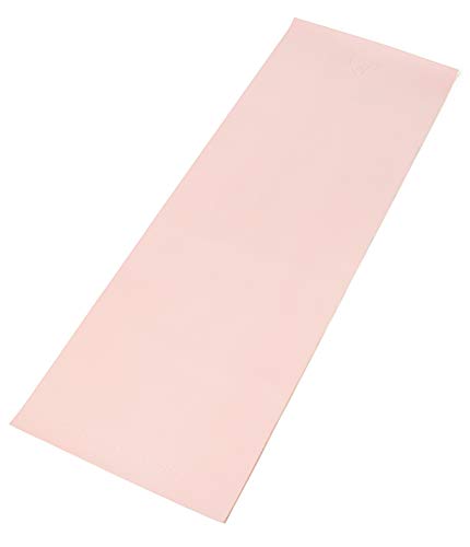 Love Sweat Fitness Premium Yoga Mat | 5mm Pink and Marble Pattern Reversible Non-Slip Exercise Mat for Yoga and Floor Workouts