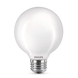 philips led frosted non-dimmable g25 light bulb - pack of 3 - eyecomfort flicker free - 5.5w = 60w - 500 lumen - daylight (5000k) - e26 base - indoor