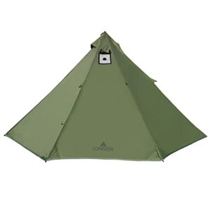 longeek 2 person camping tent 4 seasons backpacking ultralight easy up hot teepee