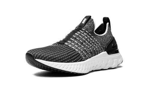 Nike Womens WMNS React Phantom Run FK 2 CJ0280 002 Oreo - Size 10W Black/White