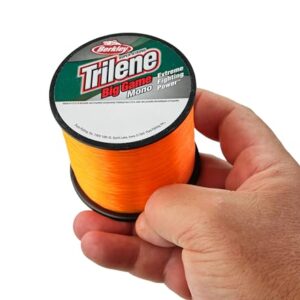 Berkley Trilene® Big Game™, Blaze Orange, 12lb | 5.4kg, 1175yd | 1074m Monofilament Fishing Line, Suitable for Saltwater and Freshwater Environments