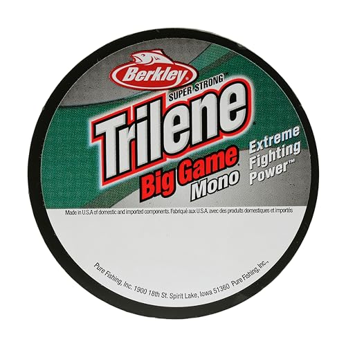 Berkley Trilene® Big Game™, Blaze Orange, 12lb | 5.4kg, 1175yd | 1074m Monofilament Fishing Line, Suitable for Saltwater and Freshwater Environments