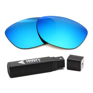 ikon lenses replacement lenses for rb4165 ray ban (polarized) - fits rayban rb 4165 justin sunglasses - ice blue (54 mm)