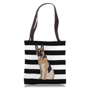 german shepherd dog lover gift tote bag