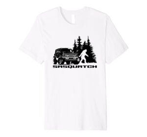 ford bronco sasquatch premium t-shirt