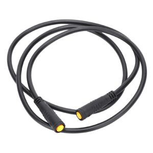 demeras cable connector conversion waterproof 3pin adapter cable accessory for electric bicycle (yellow) accesorios modificados para bicicletas eléctricas