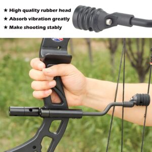 ZSHJGJR String Stop Bracket Decelerator Rod String Vibration Balance Bowstring Stop Suppressor Bracket Mount Stabilizer for Compound Bow