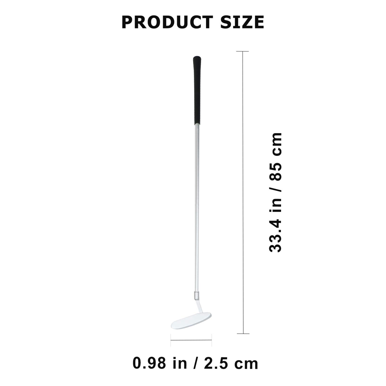 BESPORTBLE 1 Set Golf Folding Pole Three-Joint Golfs Putter Zinc Alloy Golfs Putter Zinc Alloy Golfs Push Rod Training Golfs Putter Golfs Clubs Golfs Folding Putter Golfs Foldable Putter