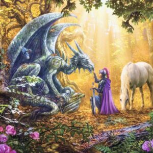 Ravensburger Dragon Whisperer 500 Piece Jigsaw Puzzle for Adults | Unique and Intricate Design | Premium Quality Material | Engaging and Relaxing Puzzle Game | Ideal Gift for Puzzle Enthusiasts