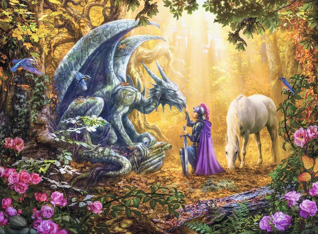 Ravensburger Dragon Whisperer 500 Piece Jigsaw Puzzle for Adults | Unique and Intricate Design | Premium Quality Material | Engaging and Relaxing Puzzle Game | Ideal Gift for Puzzle Enthusiasts