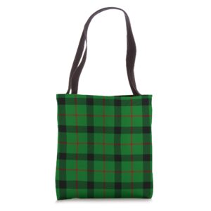 kincaid tartan scottish plaid tote bag