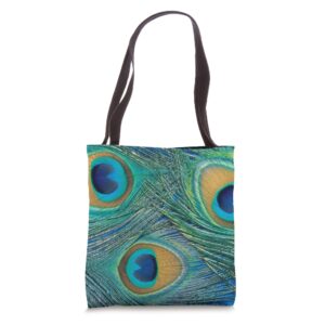 Peacock Animal Peacock Feathers Tote Bag