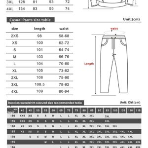 JMSUN Uniform Two-Piece Hoodies Pants Fashionable Pullover Sweatshirt for Men/Women Tracksuit