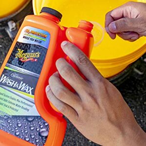 Meguiar's Hybrid Ceramic Wash & Wax - 48 Oz Wash with 8 Oz SiO2 Boost