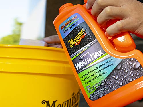 Meguiar's Hybrid Ceramic Wash & Wax - 48 Oz Wash with 8 Oz SiO2 Boost