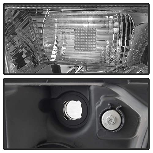 ACANII - For 2007-2013 Toyota Tundra 2008-2017 Sequoia Chrome Housing OE Style Headlights Headlamps Assembly Left+Right