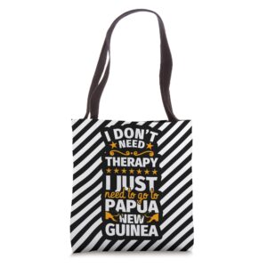 papua new guinea gifts funny saying gift striped / with bla tote bag