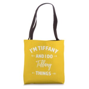 cute tiffany things personalized name gifts tote bag