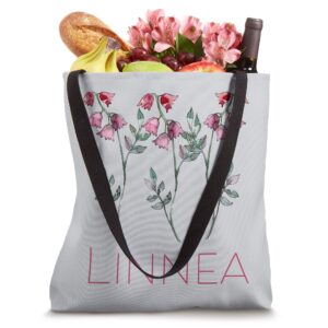 Linnea Flower Twinflower Wildflower Wild Flower Pink Flowers Tote Bag