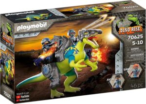 playmobil dino rise spinosaurus: double defense power