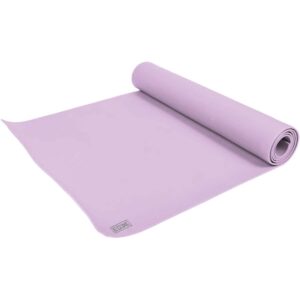 edx by endurance solid 5mm fitness yoga mat, lavender