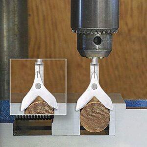 mini center finder with 1/4" diameter x 7/8" long shank