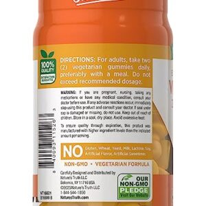 Vitamin D3 Gummies | 2000 IU | 70 Count | Pineapple Flavor | Vegetarian, Non-GMO and Gluten Free Supplement | by Nature's Truth