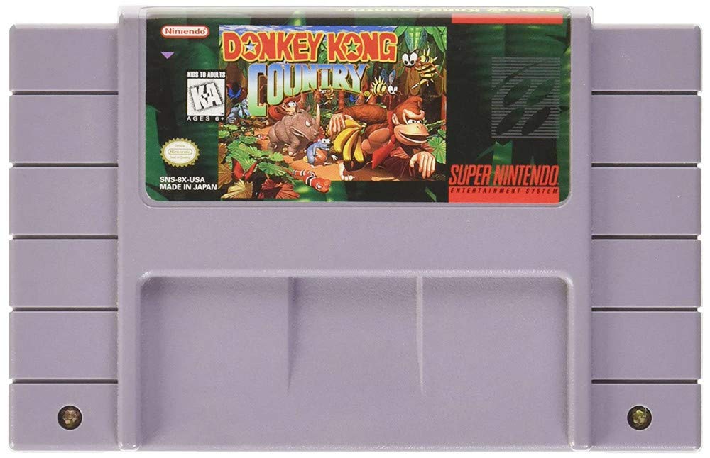 KITBIT New Donkey Kong Country Game Cartridge USA Version for Nintendo Super NES SNES Game Console