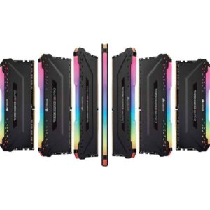 Corsair Vengeance RGB Pro 32GB (4x8GB) DDR4 3600 (PC4-28800) C16 Desktop memory – Black