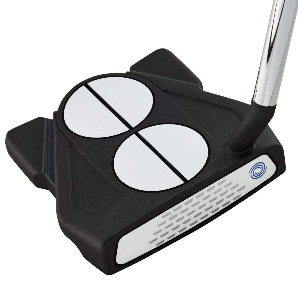 Odyssey Golf 2021 Ten Putter (Right-Handed, 2 Ball Lined, Slantneck Pistol, 34") , Black